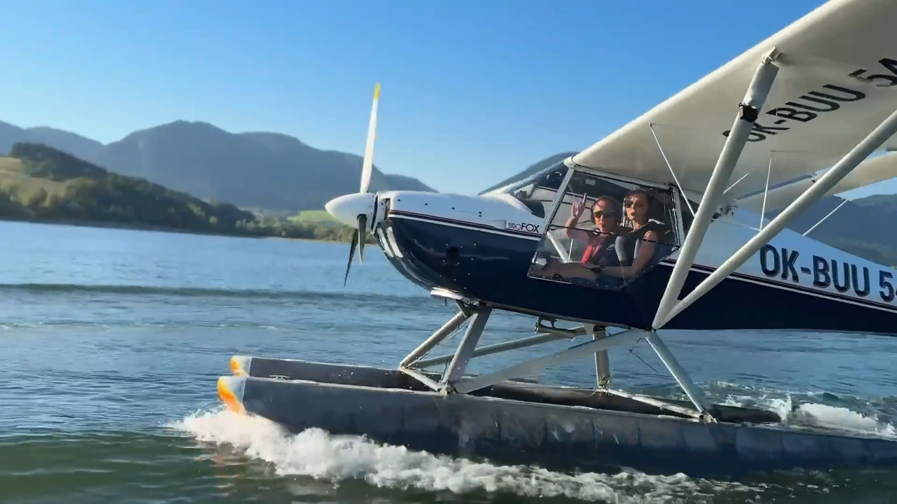 Hydroplán Liptovská Mara: jak létat na plovácích | Stream